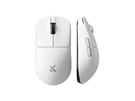 MCHOSE Bežični gaming miš L7 Ultra Plus White /PAW3395/8Hz pooling/Kalih Optical