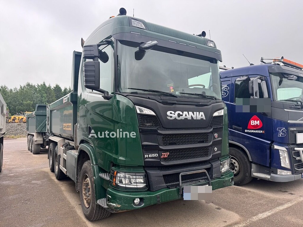 Scania R650 kiper + prikolica kiper