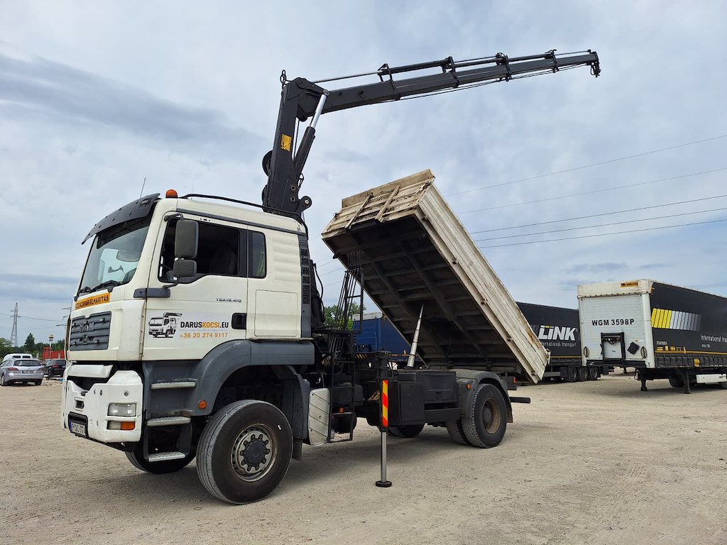 MAN TGA 18.410 4x4 / HIAB 155 Crane /Tipper kiper