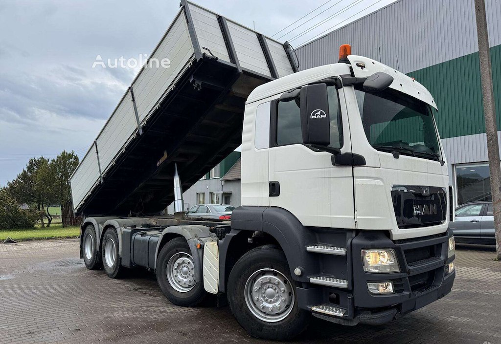 MAN TGS 35.480 8x4 3 side tipper kiper