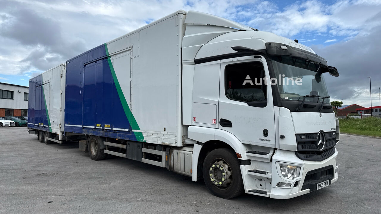 Prodaje se Mercedes-Benz ACTROS 1836 DRAWBAR kamion furgon na aukciji + prikolica furgon
