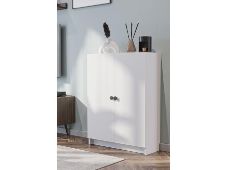 HANAH HOME Polica za knjige Bili 3 Shelf 2 Lid