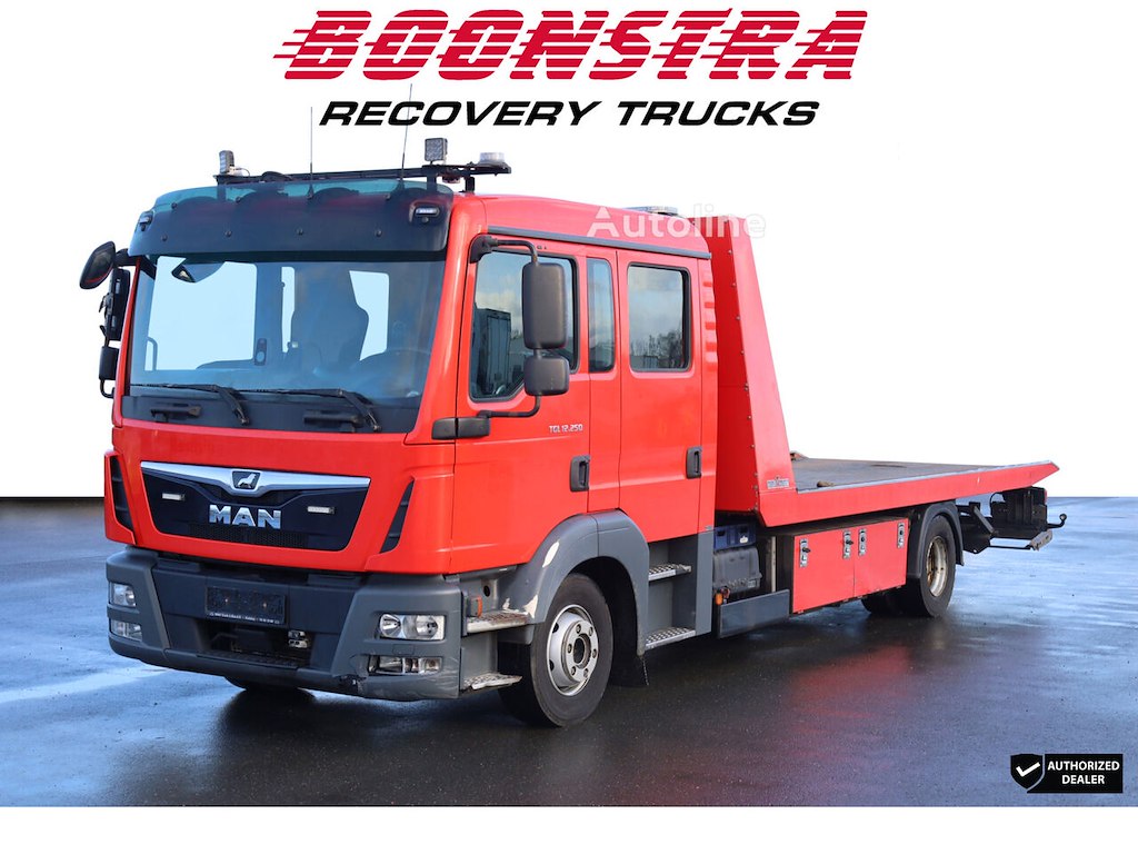 MAN TGL 12.250 Wellmeyer 6 persoons Manual Winch Lift Euro 6 šlep auto