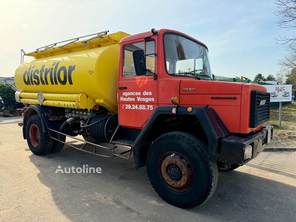 Magirus-Deutz 170D17 4x4 FUEL TANKER / CITERNE MAZOUT - 12.000L - 5 COMPARTIME autocisterna za gorivo