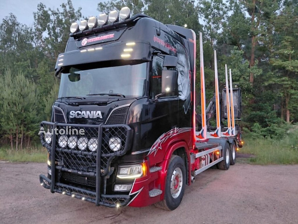 Scania R650 kamion za prevoz drva