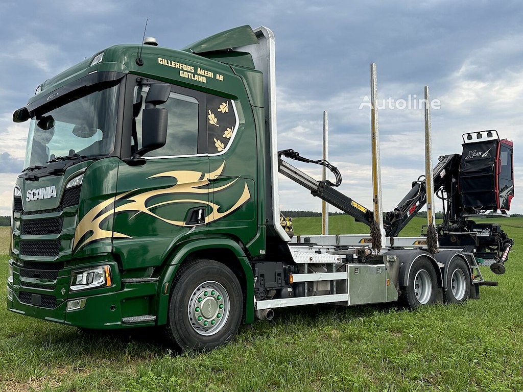 Scania R580 kamion za prevoz drva