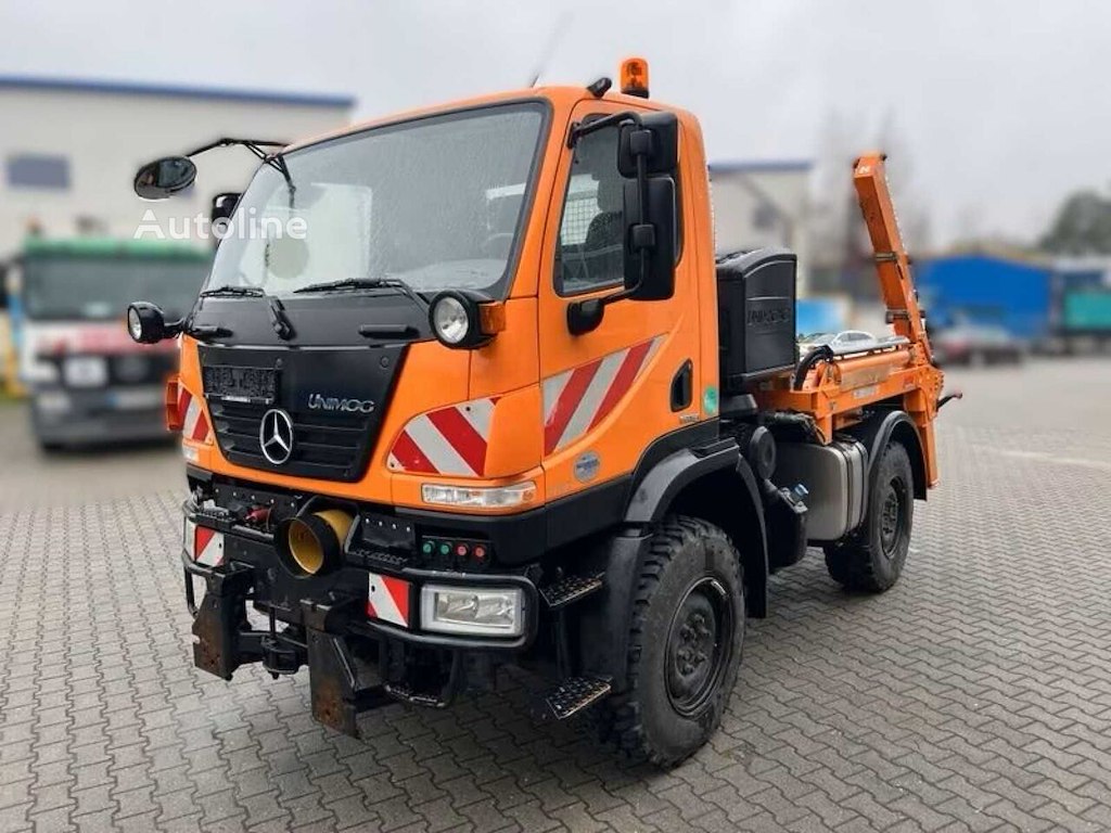 Prodaje se Mercedes-Benz Unimog U 20 kamion podizač kontejnera na aukciji