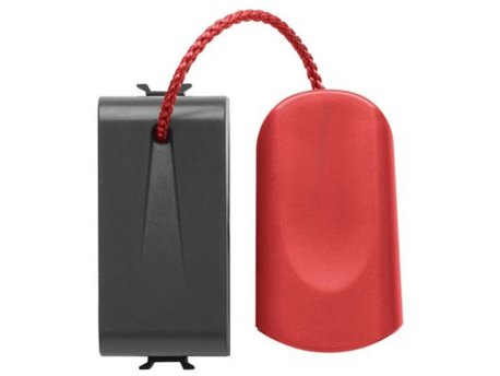 GEWISS GW12136 - Unipolarni taster - NA 16A - sa sponom - 250V AC - 1 modul - Satin Black - ChoruSmart