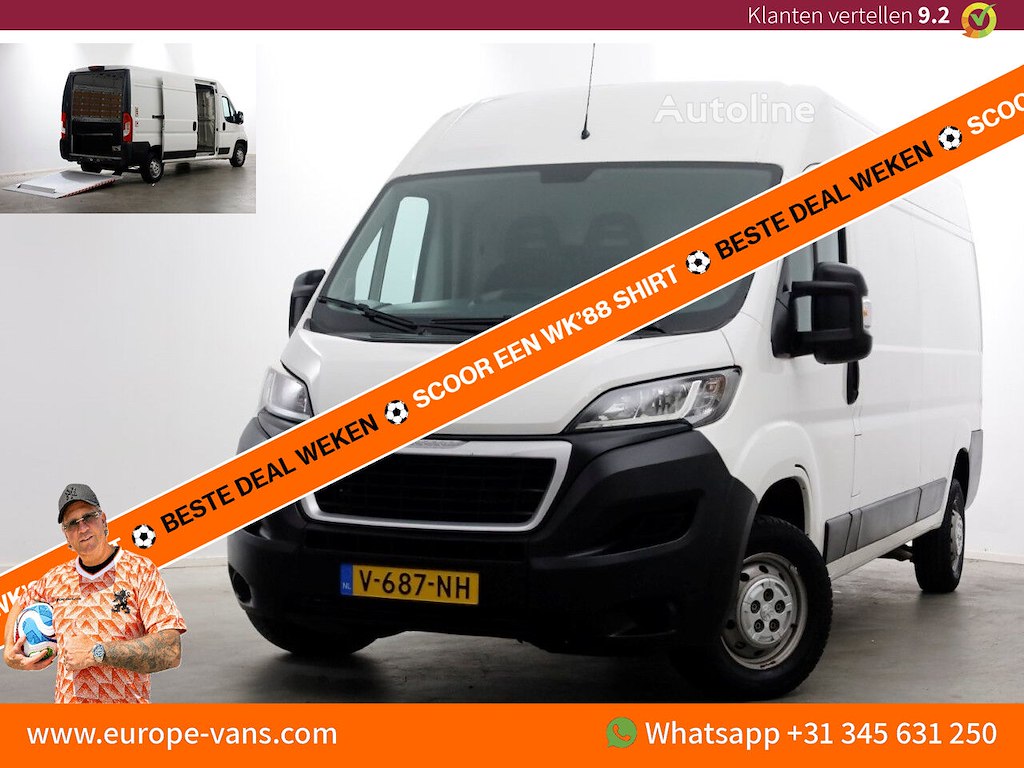 Peugeot Boxer 2.0 BlueHDI 130pk E6 L3H2 Navi/Camera Laadklep 500kg 05-20 minibus furgon