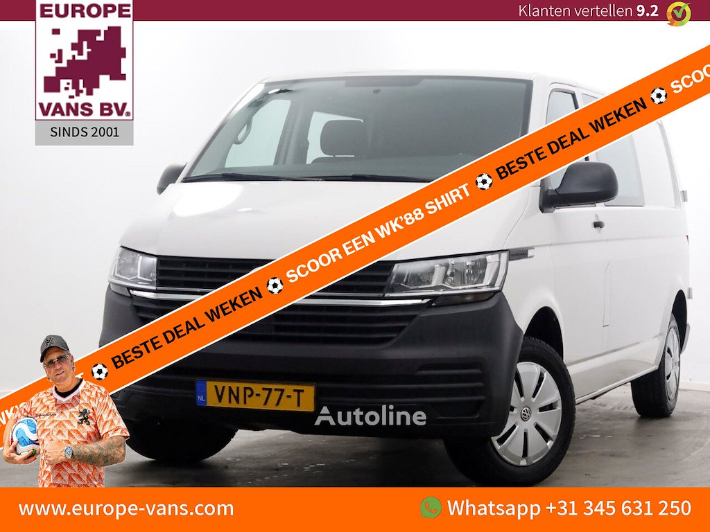 Volkswagen Transporter T6.1 2.0 TDI 110pk Lang D.C. Airco/Cruise 02-2022 kombi minibus
