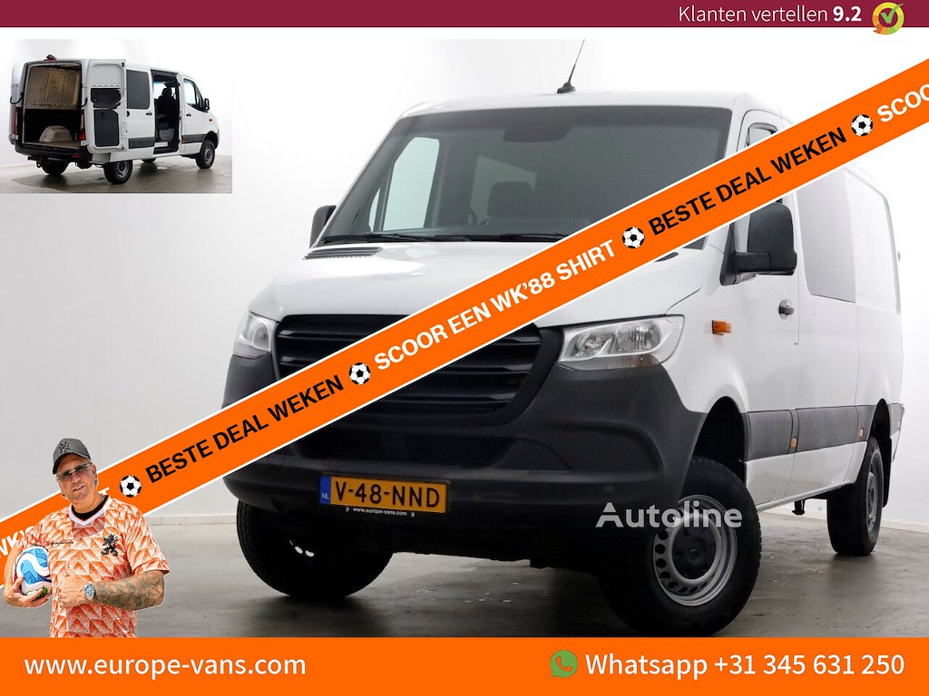 Mercedes-Benz Sprinter 316 CDI 163pk L2H1 D.C. 4x4 ZG3 Airco/Navi/Camera 08-20 kombi minibus