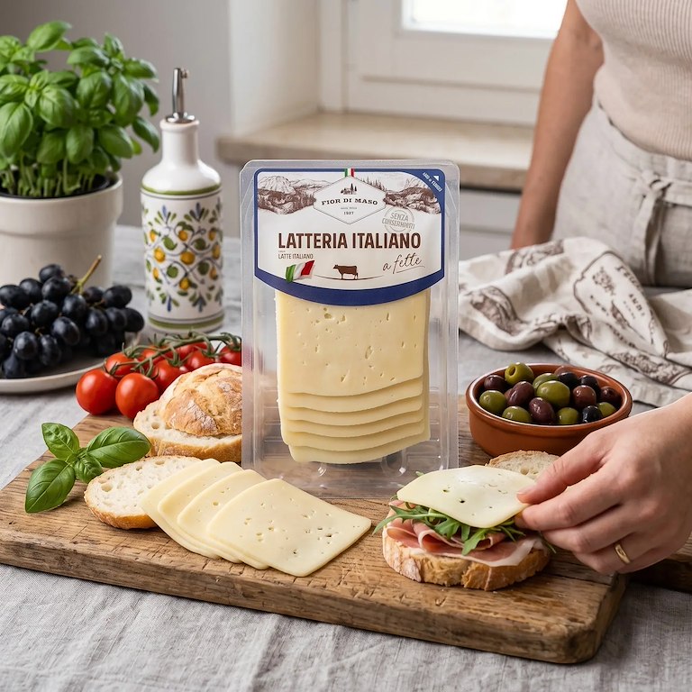 LISTOVI SIRA LATTERIA ITALIANO DOP FIOR DI MASO 130G