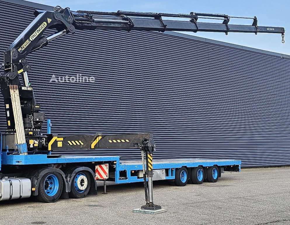 Draco DSC 339 / PALFINGER PK 72002 CRANE / KRAN poluprikolica sa niskom platformom