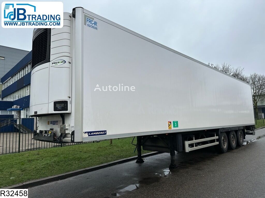 Lamberet Koel vries Carrier Vector 1550, Dhollandia, Lift axle poluprikolica hladnjača