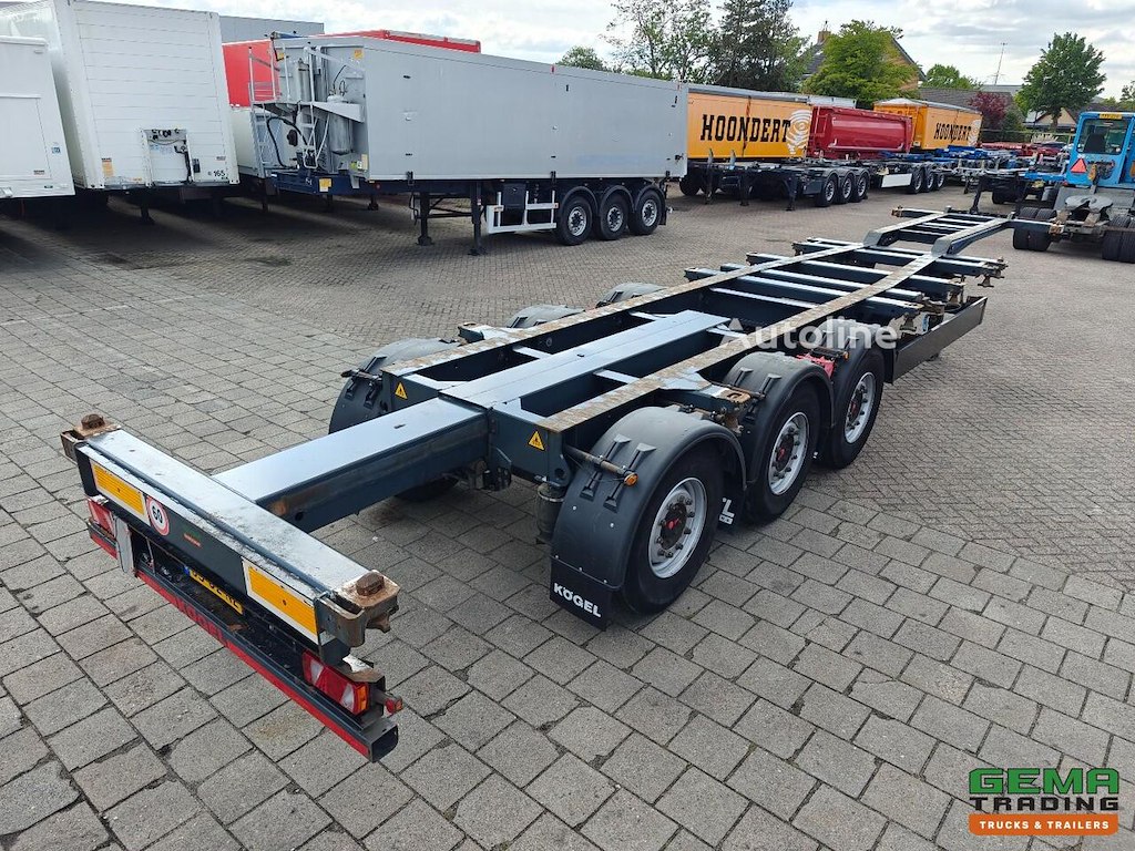 Kögel PORT 40 SIMPLEX 20 20/30/40FT - Rear Slider - Lift Axle - SAF Ax poluprikolica za prevoz kontejnera