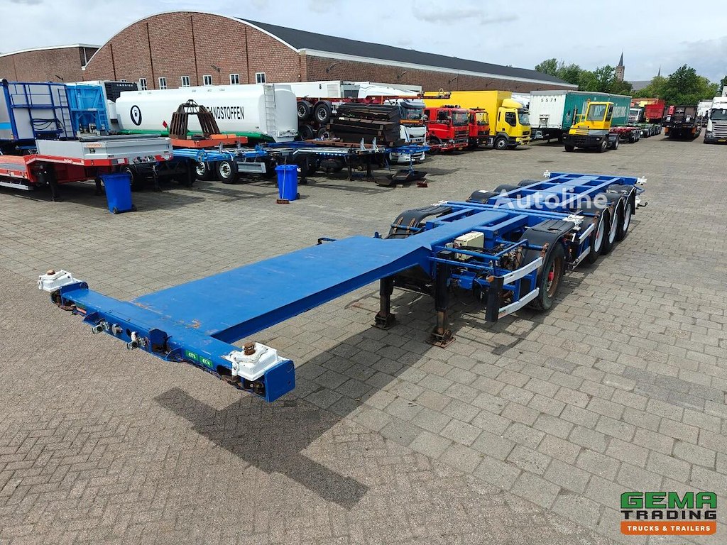 D-Tec CT 4S20C3040G 1 + 3 Breaker - ROR Axles Drum Brake poluprikolica za prevoz kontejnera