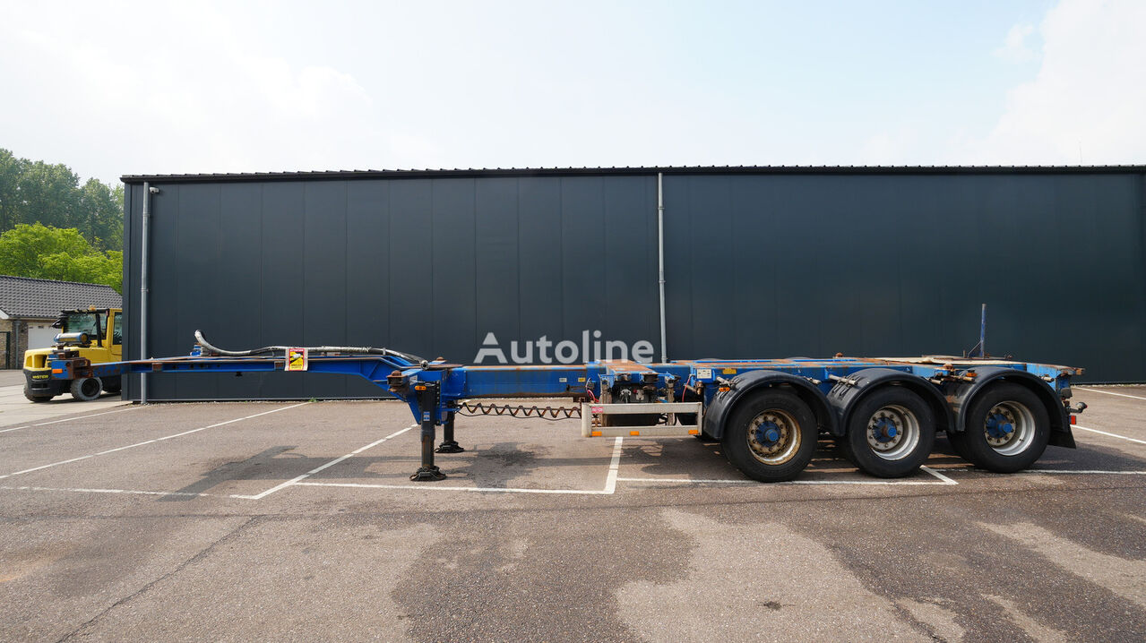 Pacton 3 axle container chassis extendable trailer poluprikolica za prevoz kontejnera