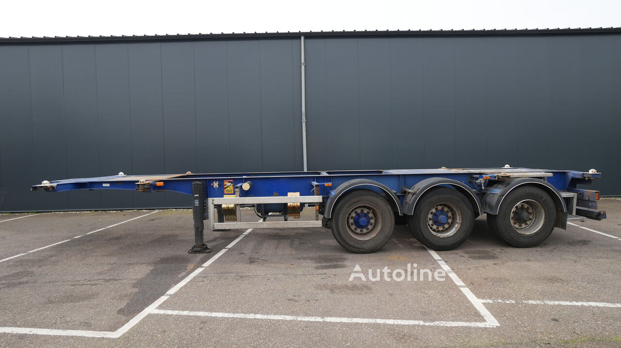 Burg Container transport trailer adr 20/30ft poluprikolica za prevoz kontejnera