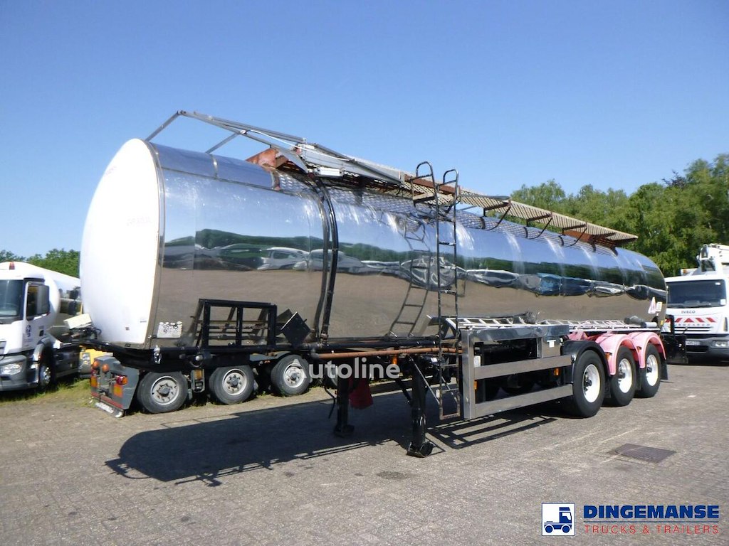 Crane Fruehauf Bitumen tank steel 29.9 m3 / 1 comp cisterna za bitumen