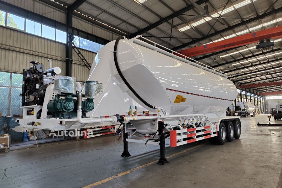 Novo 30 Ton Stainless Steel Flour Transport Tanker Trailer vozilo za prevoz brašna