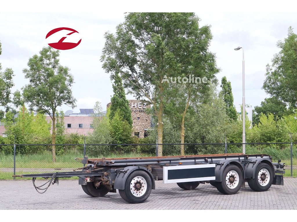 RAF R.A.F. RA27KD | CONTAINER CHASSIS | 3-AXLE | VALID TUV prikolica za kontejnere