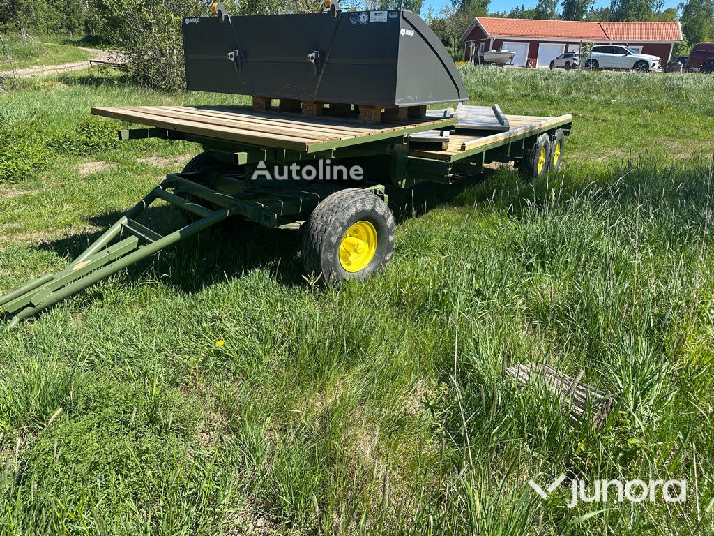 Prodaje se Flakvagn - Aluminiumramper prikolicu sa niskom platformom na aukciji