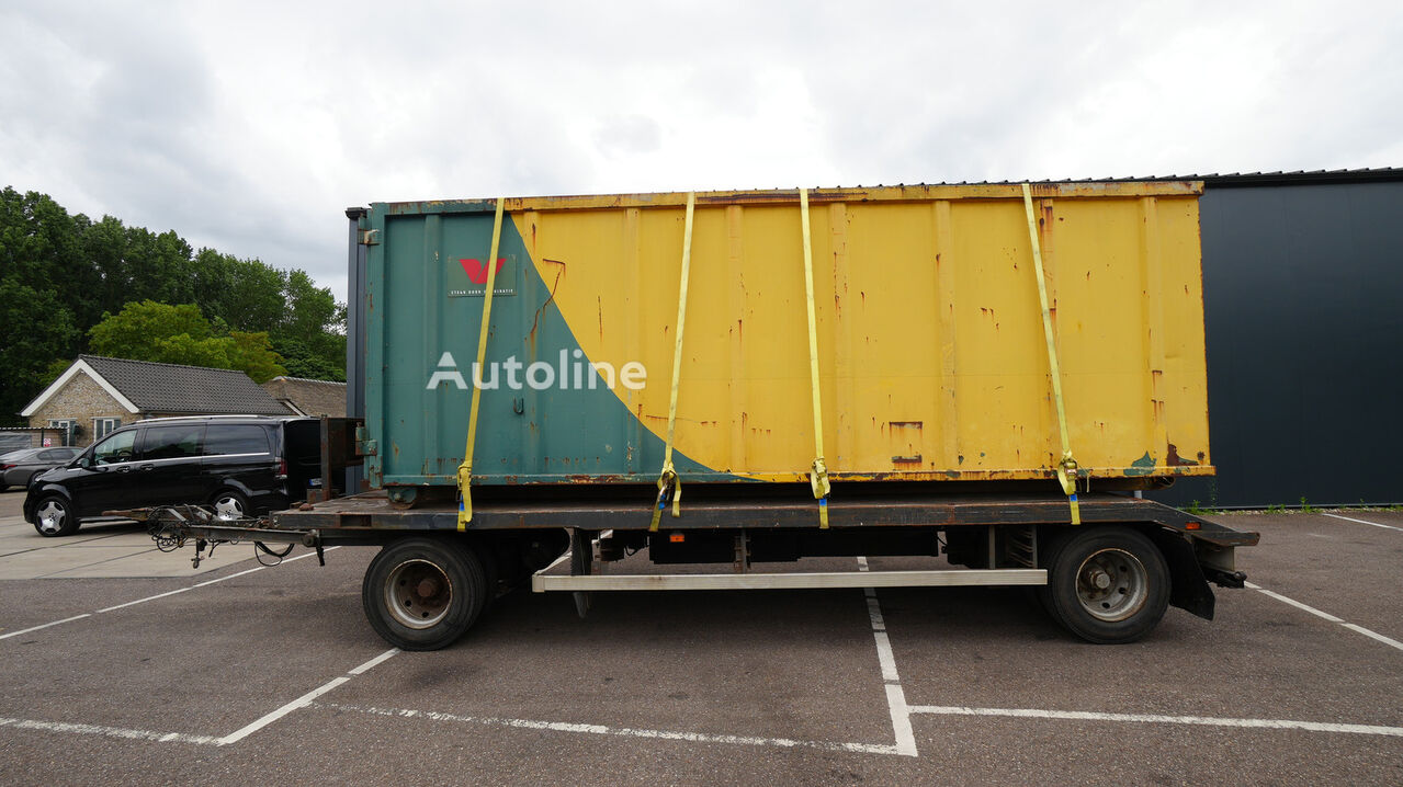 Burg 2 axle semi low loader prikolica furgon