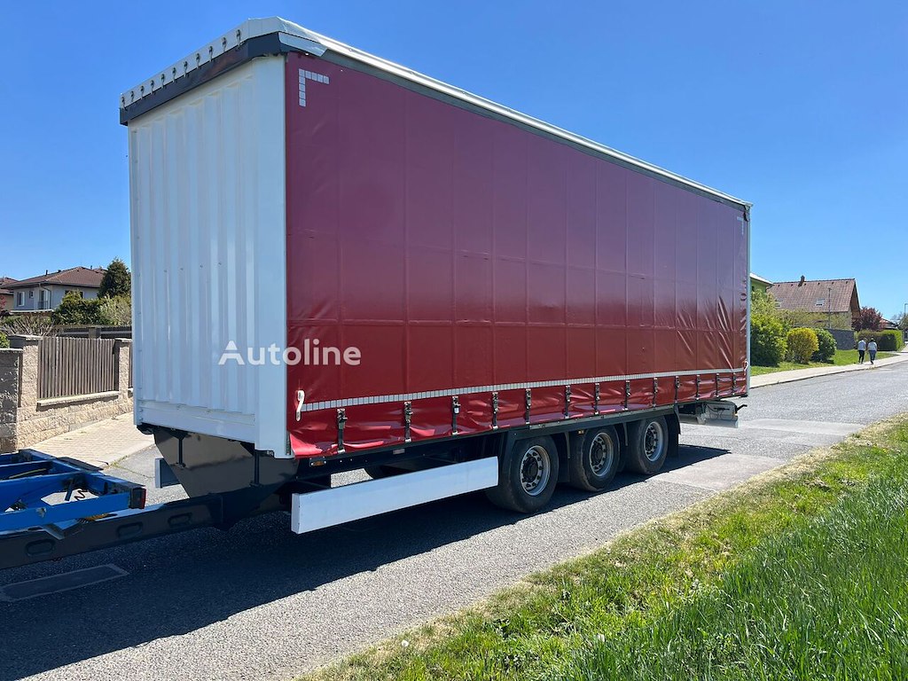 Krone TRAIDEM axle 3 BPW LOW DECK prikolica sa kliznom ceradom