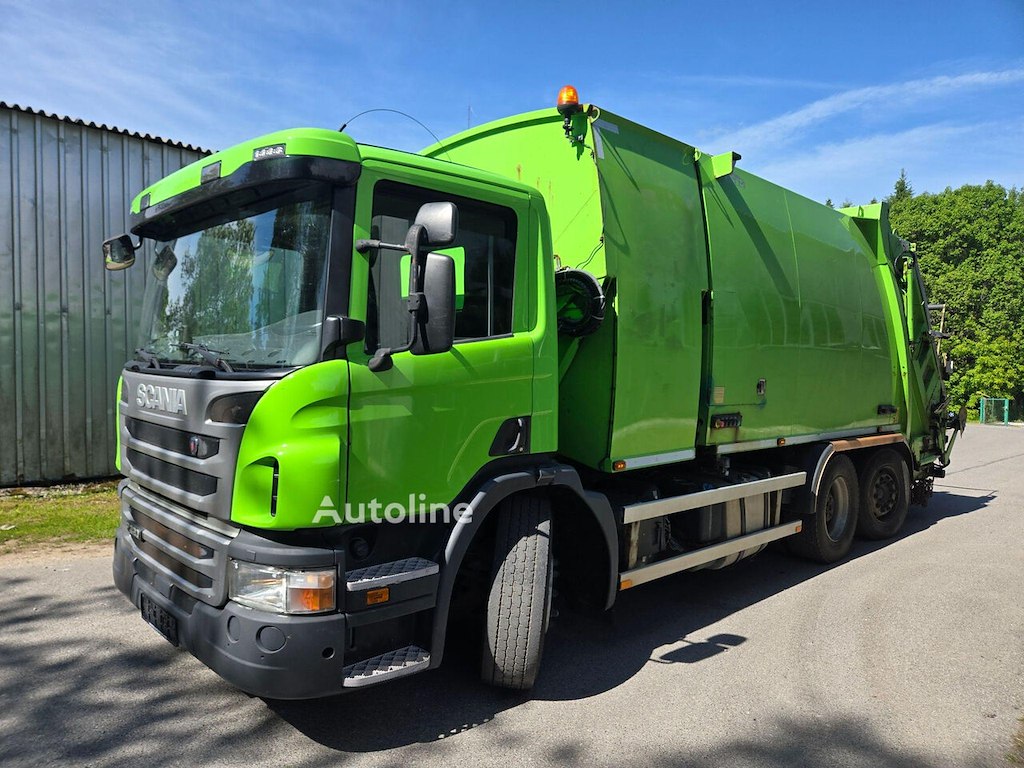 Scania P320 6X2 NTM 15.5m³+4.5m³ + VINCH kamion za smeće