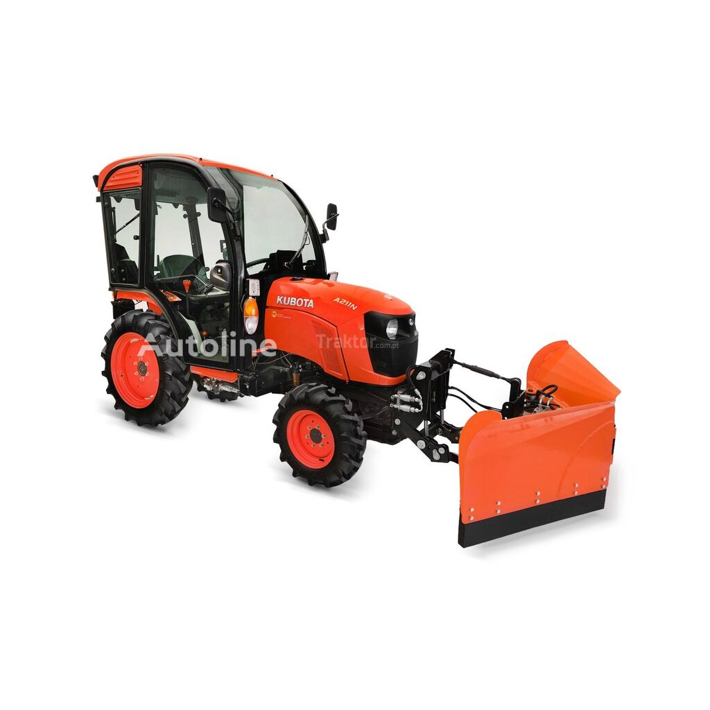 Kubota A211N 4x4 - 21KM / CAB + pług do śniegu strzałkowy 150 cm, hydra masina za ciscenje snijega