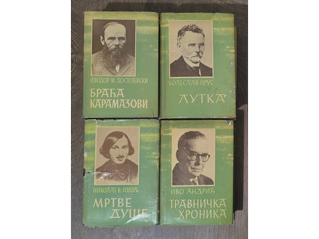 Biblioteka velikih romana Sloveni – 4 knjige