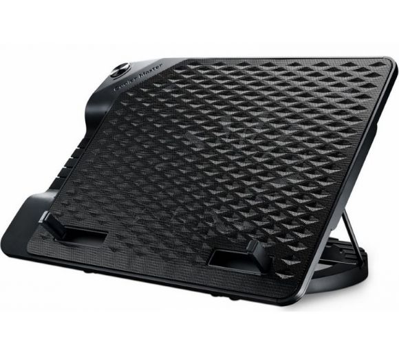 Cooler Master - Postolje i hladnjak za laptop, NotePal ERGOSTAND III (R9-NBS-E32K-GP), crno