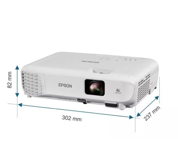 EPSON - EB-W53 prenosivi Lamp WXGA 4000 ANSI lumena 16000:1 projektor