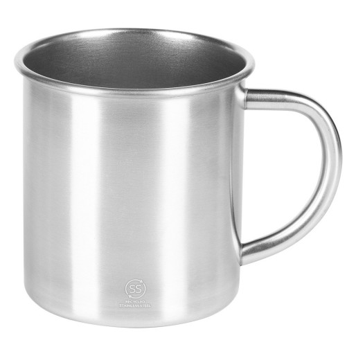 ZEPPELIN, METALNA ŠOLJA, 400 ML, SREBRNA