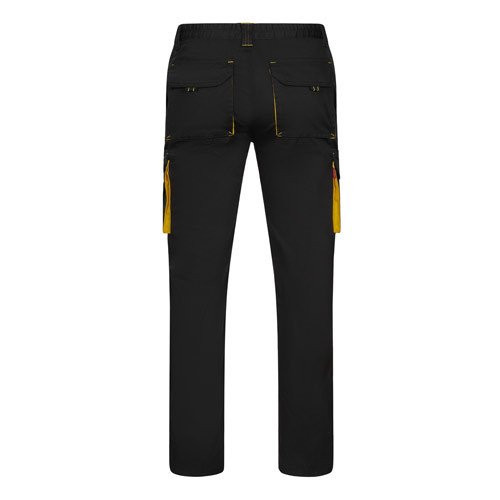 VELILLA FIDES. RASTEGLJIVE PANTALONE U DVE BOJE SA VIŠE DŽEPOVA (240G/M²), OD PAMUKA (46%), EME (38%) I POLIESTERA (16%)