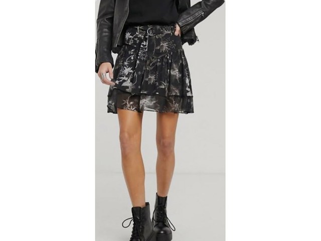 VERO MODA Atraktivna  Suknja - Zmijski Print (M/L)