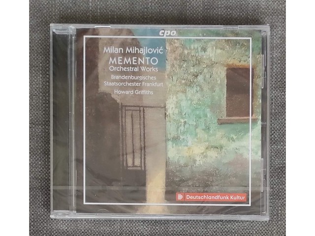 Milan Mihajlović - Memento - Orchestral Works