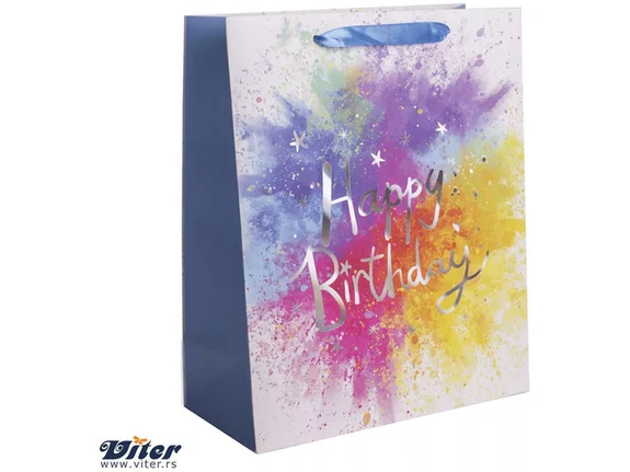 Viter Kesa happy birthday in spilled paint xl