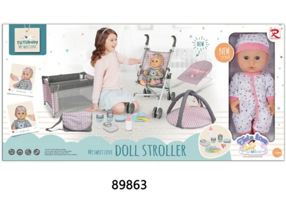 Hk Mini Set za lutku sa kolicima