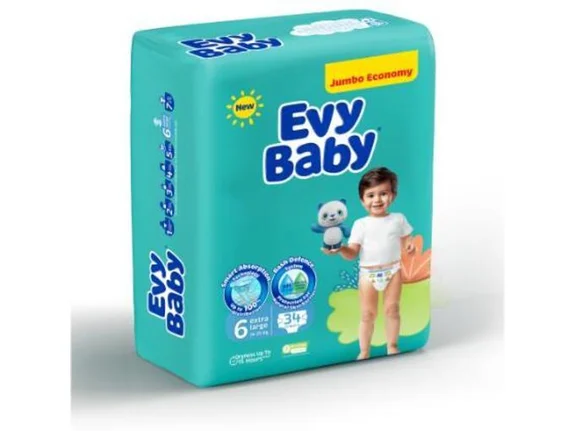 EvyBaby Pelene Jumbo XL 6 34 kom