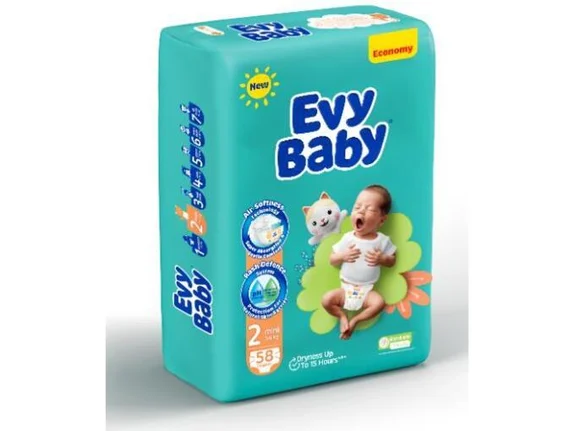 EvyBaby Pelene Twin mini 2 58 kom