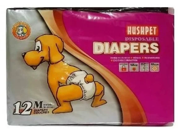 Hush Pet Pelene-Gaćice M 7-16kg 12kom