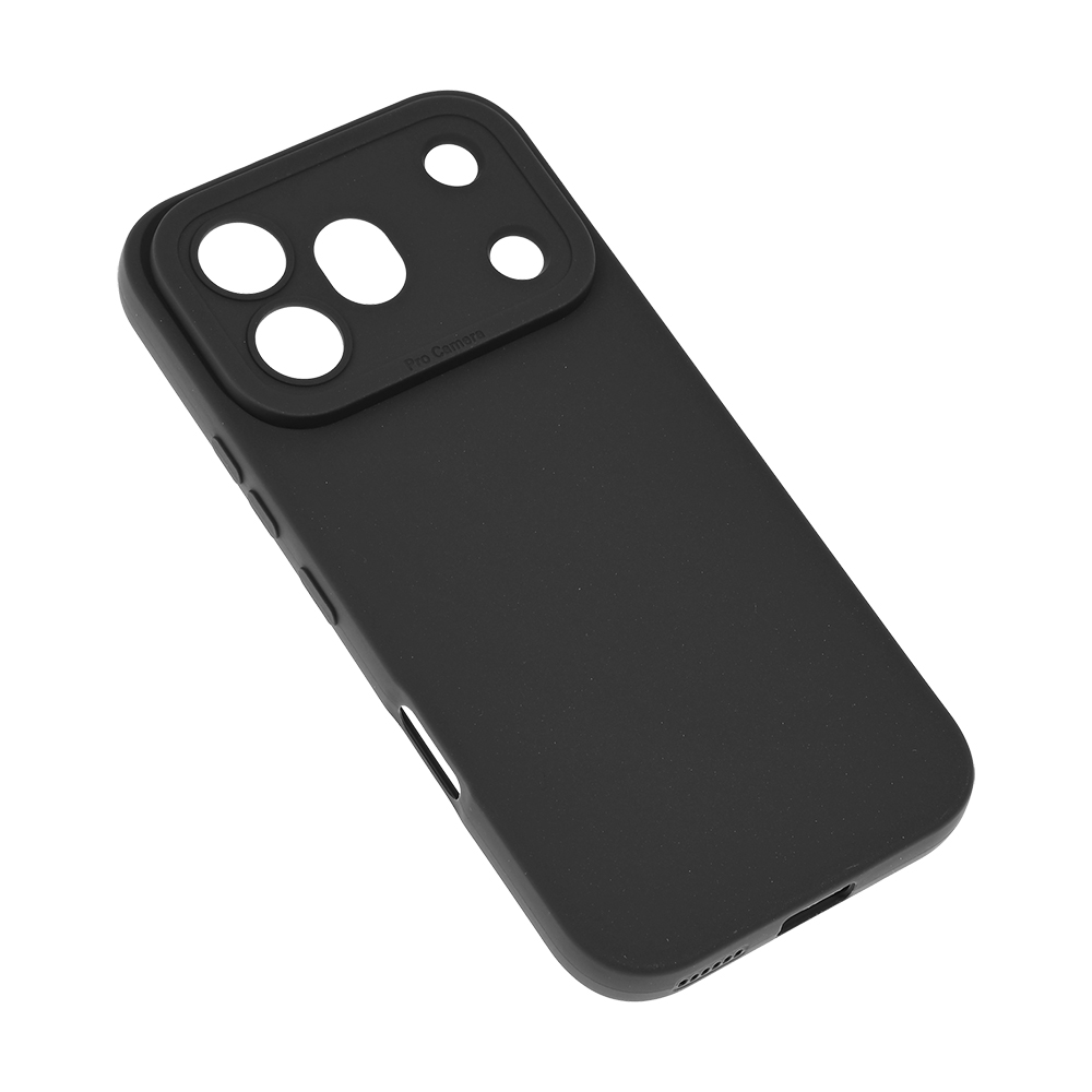 Maska Silikon Pro Camera za Honor 600 Pro crna