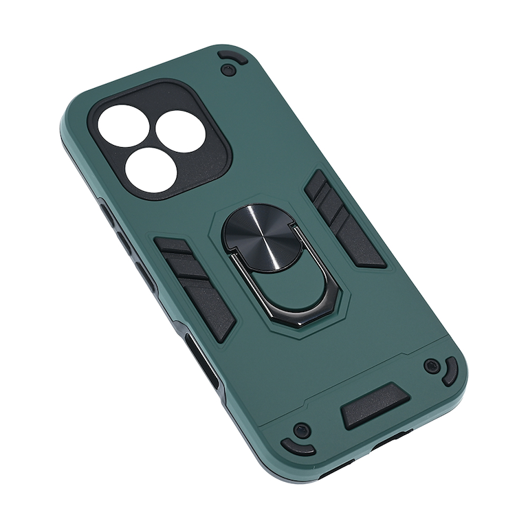 Maska Hard Ring za Honor 600 Lite tamno zelena