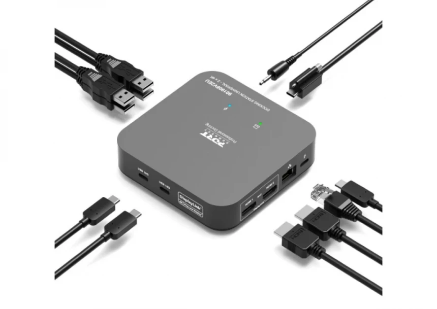 Port Designs docking station 2x4K 10 uređaja 85W