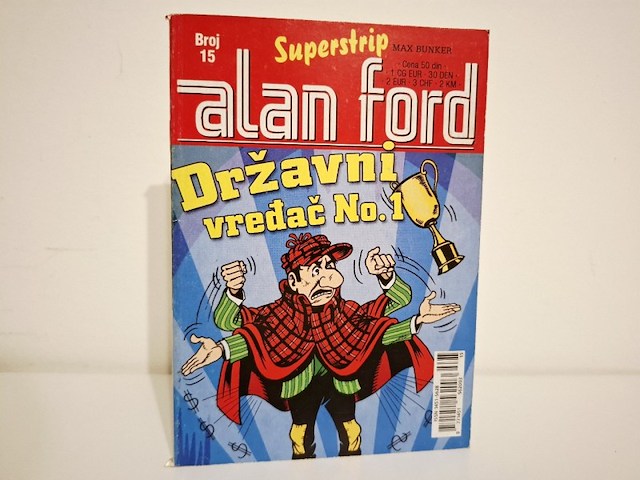 Alan Ford Državni vređač No.1 Superstrip broj 15