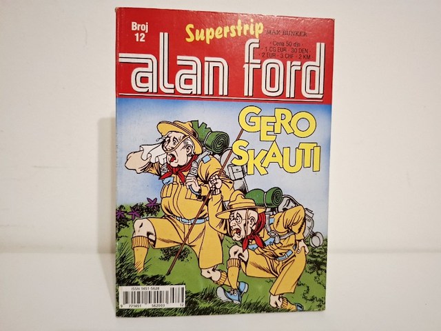 Alan Ford Gero skauti Superstrip broj 12