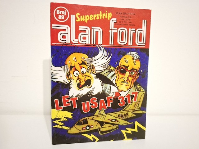 Alan Ford Let USAF 317 Superstrip broj 89
