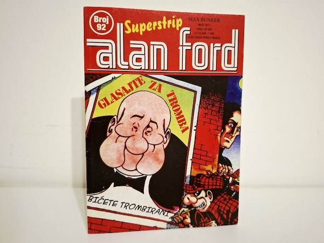 Alan Ford Glasajte za Tromba Superstrip broj 92