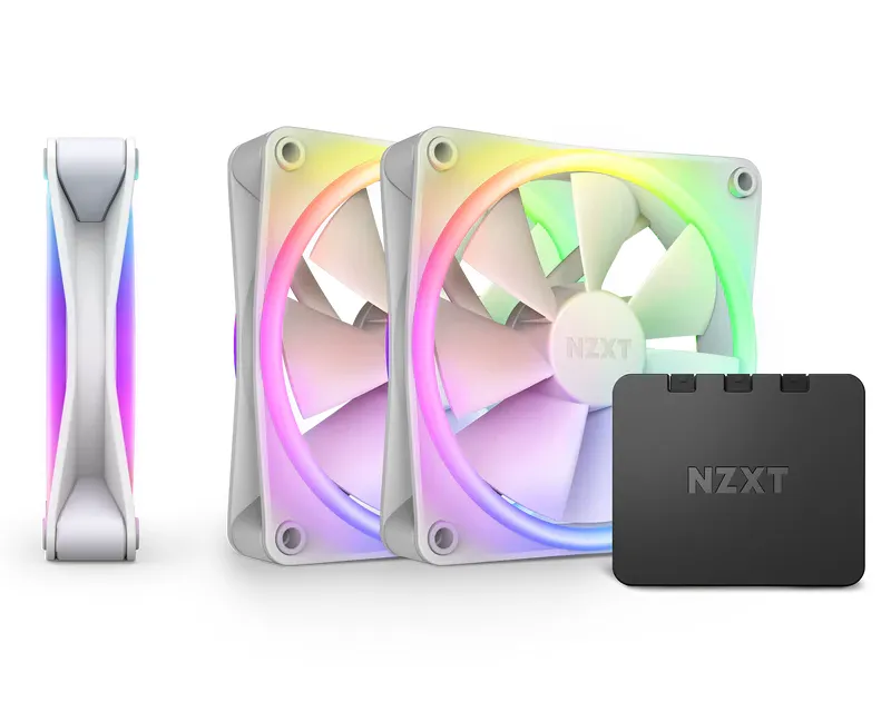 NZXT F120 RGB Duo Triple Pack 120mm ventilator beli (RF-D12TF-W1)